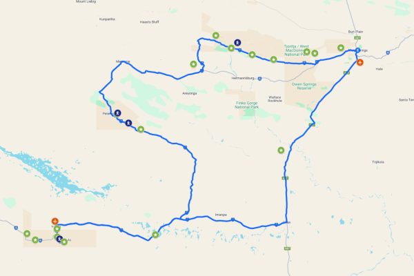 Alice Springs to Uluru Road Trip (7-day) + FREE Map!
