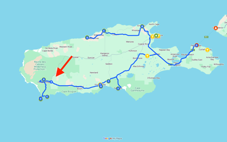 PERFECT 3-Day Kangaroo Island Road Trip + FREE Map